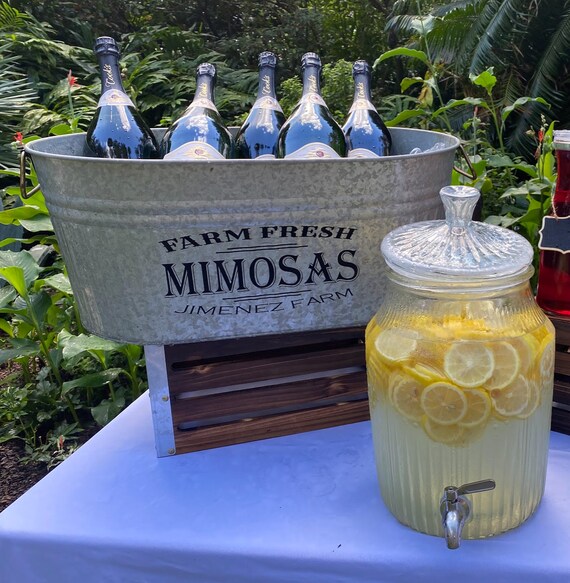 Mimosa Farm SVG Mimosa Bar SVG Custom Mimosa Decal SVG - Etsy