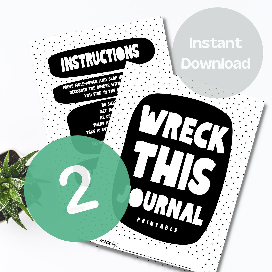 Wreck This Journal 2, Wreck It, Journal, Journal for Teens, Doodle ...
