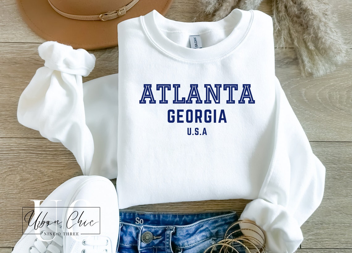 ATLANTA Sweatshirt - Atlanta Georgia U.S.A Sweatshirt Gift - ATL ...