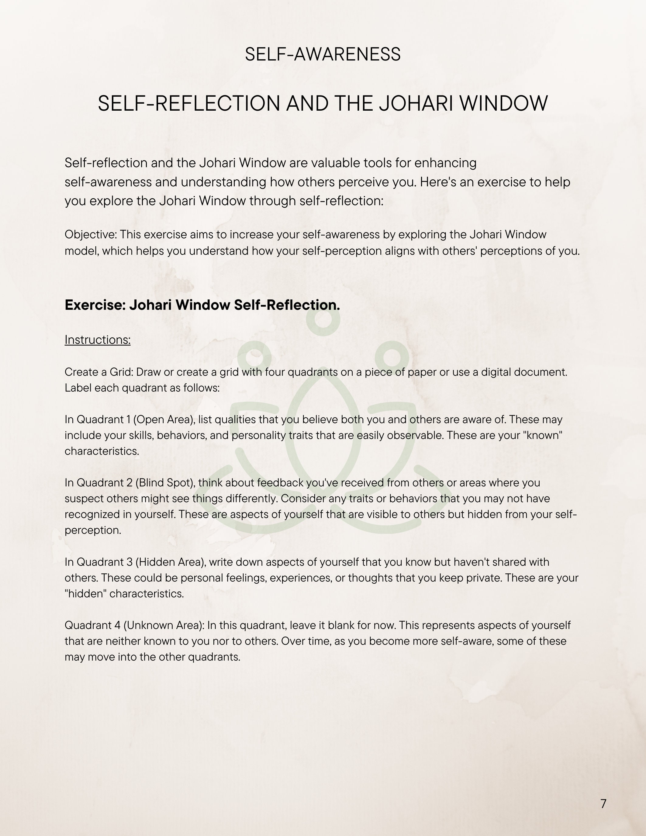 Self-awareness Mastery Emotional Intelligence Workbook Coaching ...
