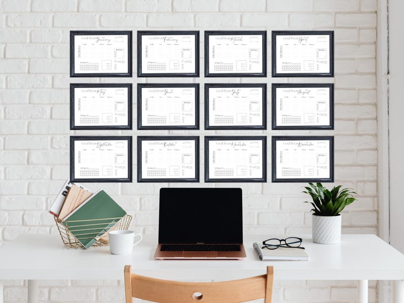 Editable Vision Board, 2025 Goals, Goal Setting, Digital Vision Board ...