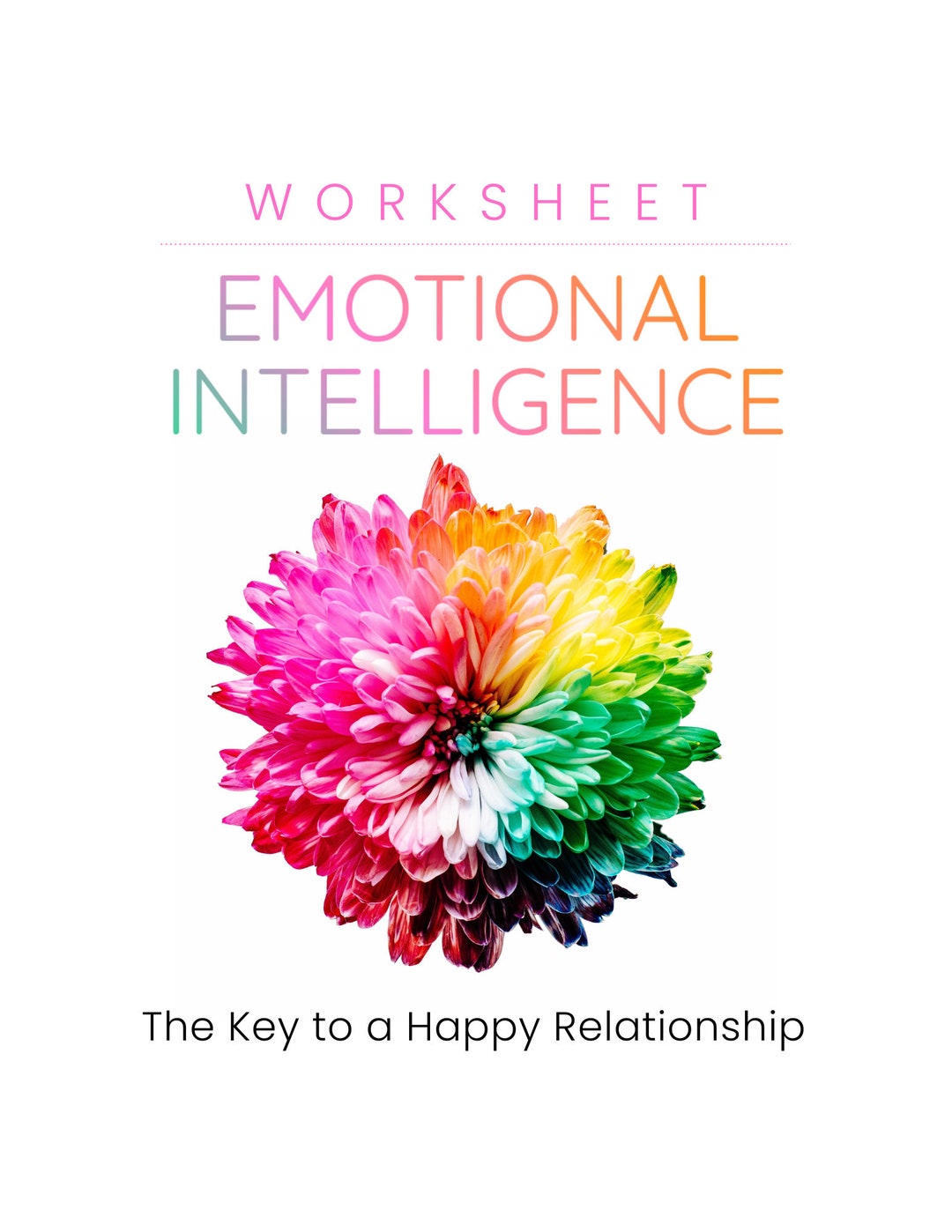 Emotional Intelligence Workbook, Emotional Intelligence Worksheet ...