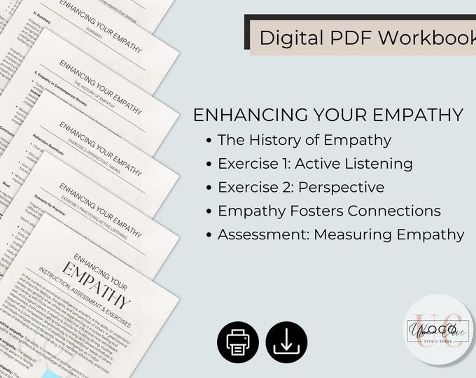 Empathy Workbook, Enhancing Your Empathy, History of Empathy, Practicing Active Listening ...