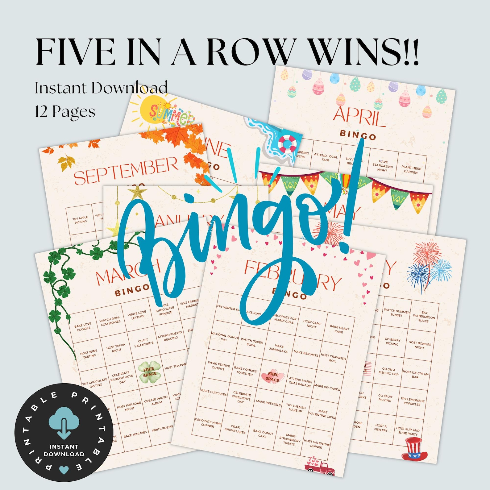 Editable Bingo Vision Board, 2025 Vision Board Bingo, Vision Board ...