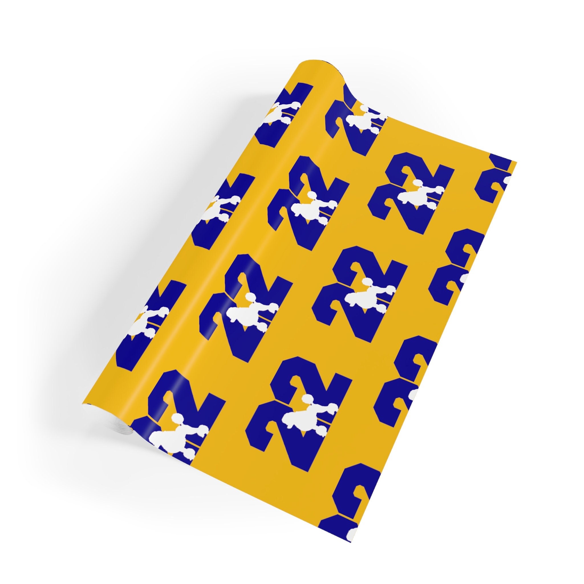 Sgrho Wrapping Paper Double Digit Shadow Poodle - Etsy