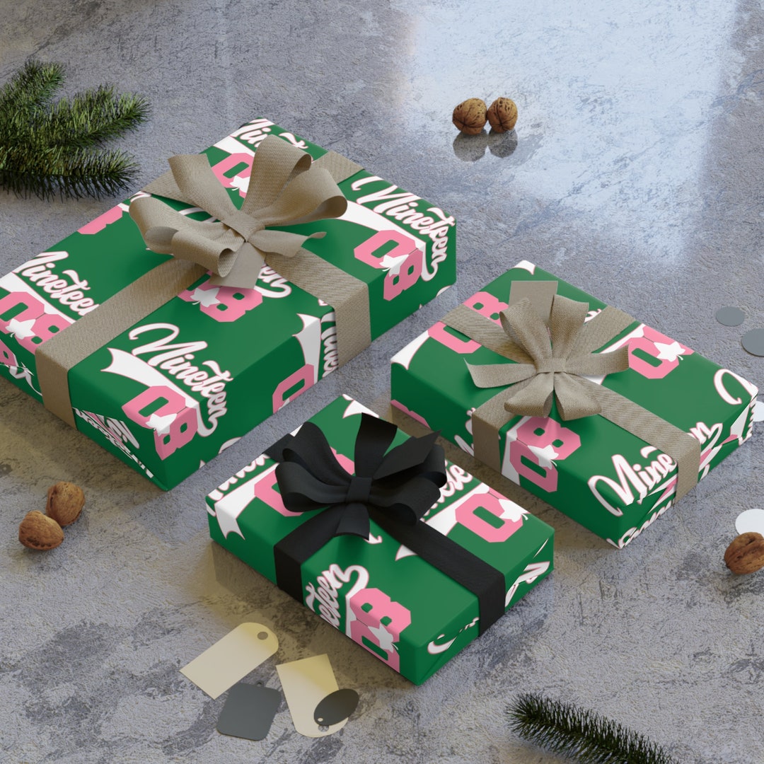 AKA Wrapping Paper nineteen Shadow Ivy Green - Etsy