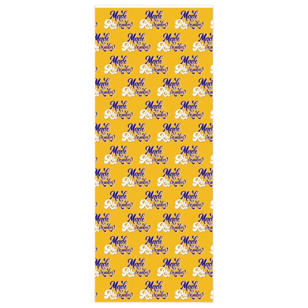 Sgrho Made in Rhovember II Wrapping Paper - Etsy
