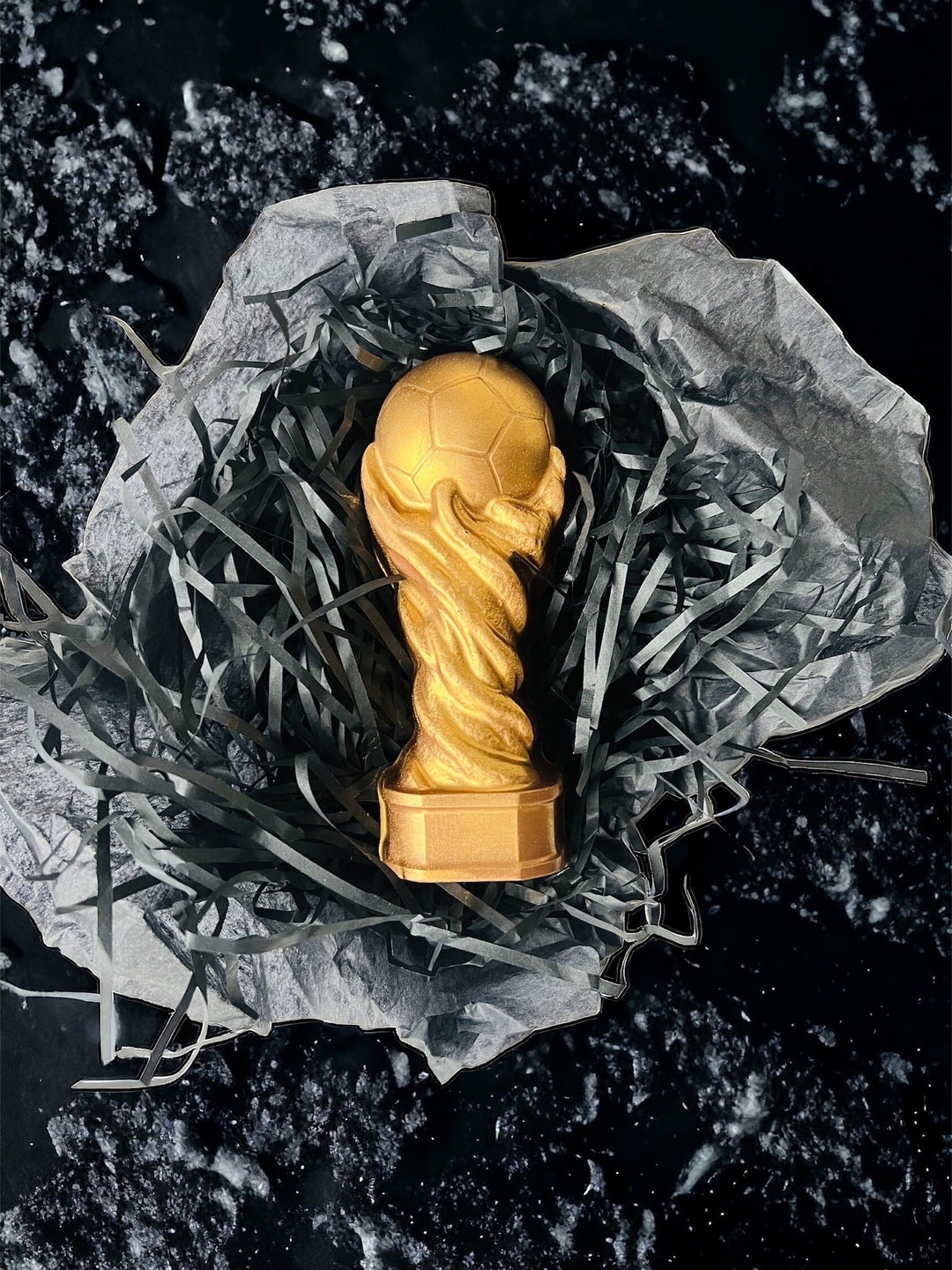Chocolate Football World Cup Trophy Game Birthday Gift for Him ...