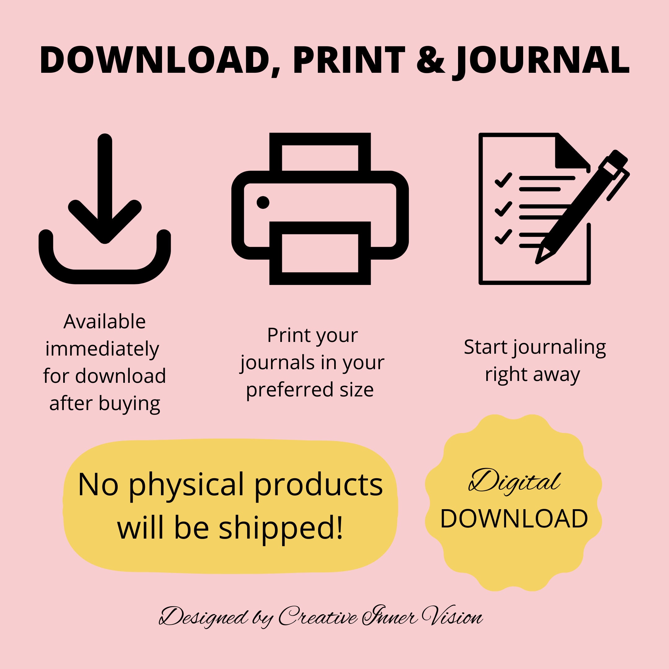 Self Care Journal Printable, Wellness Journal, Self Love Journal, Self ...