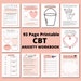 CBT Anxiety Journal Printable, Manage Worries Workbook, Anxiety ...