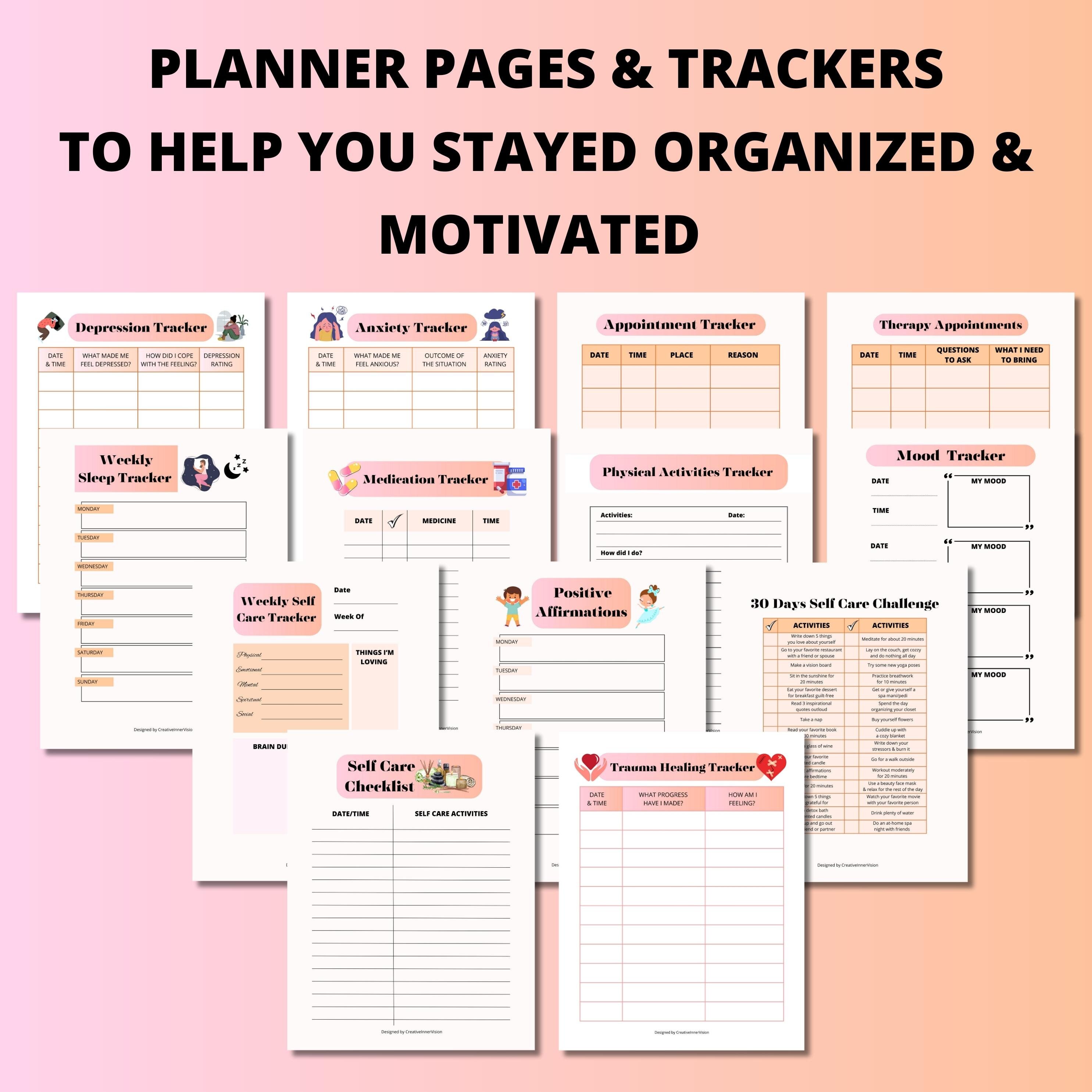 Heal Your Inner Child Workbook Journal BUNDLE Reparenting - Etsy