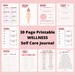 Self Care Journal Printable, Wellness Journal, Self Love Journal, Self ...
