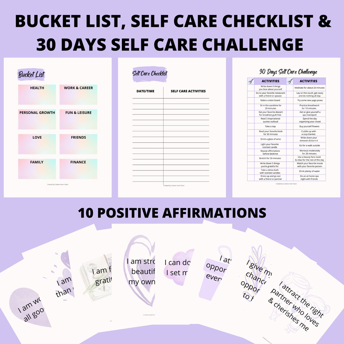 Self Care Journal Printable, Wellness Journal, Self Love Journal, Self ...