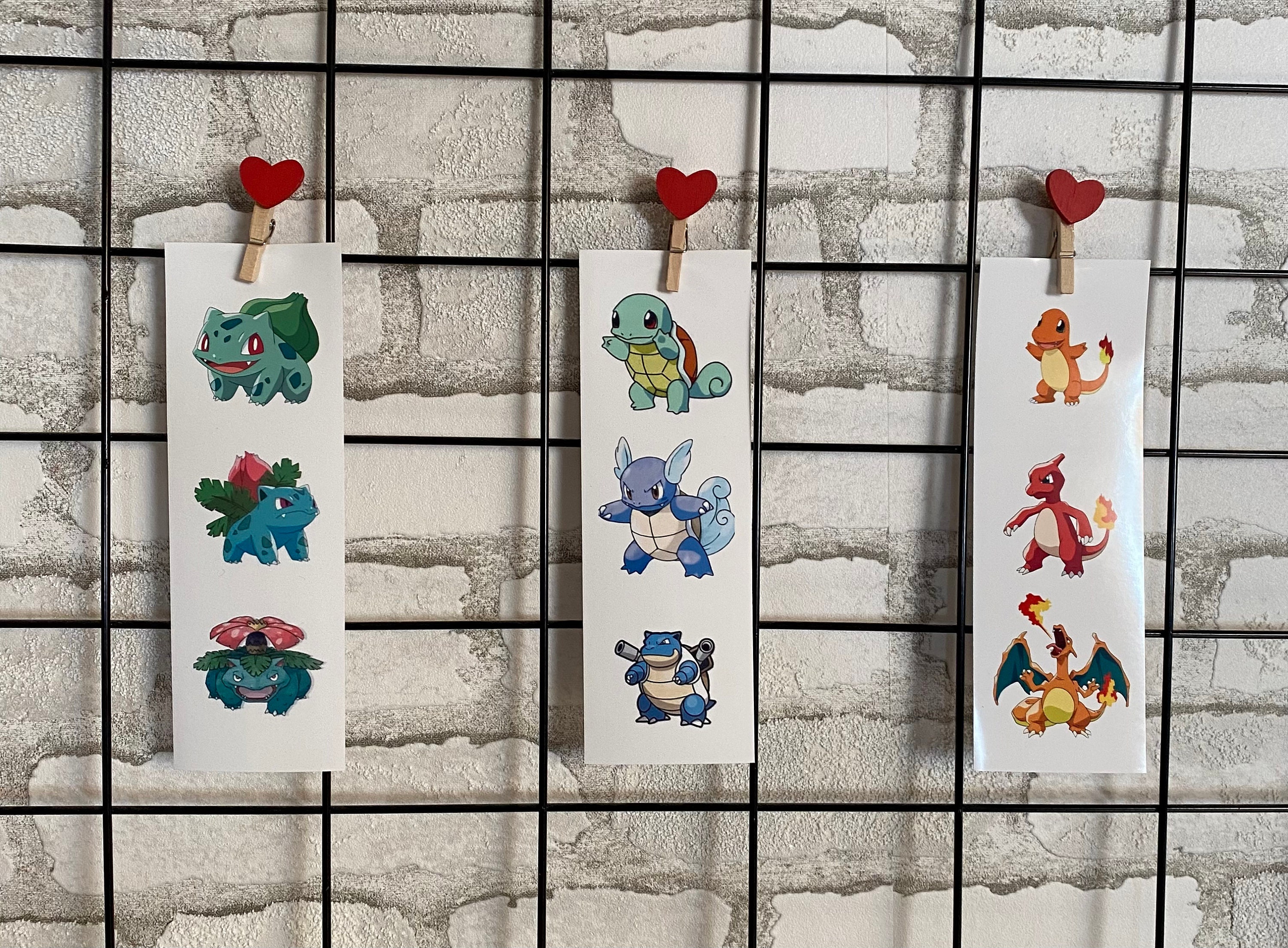 Pokemon Bookmark Art Print Photo Prints Glurak Charizard - Etsy