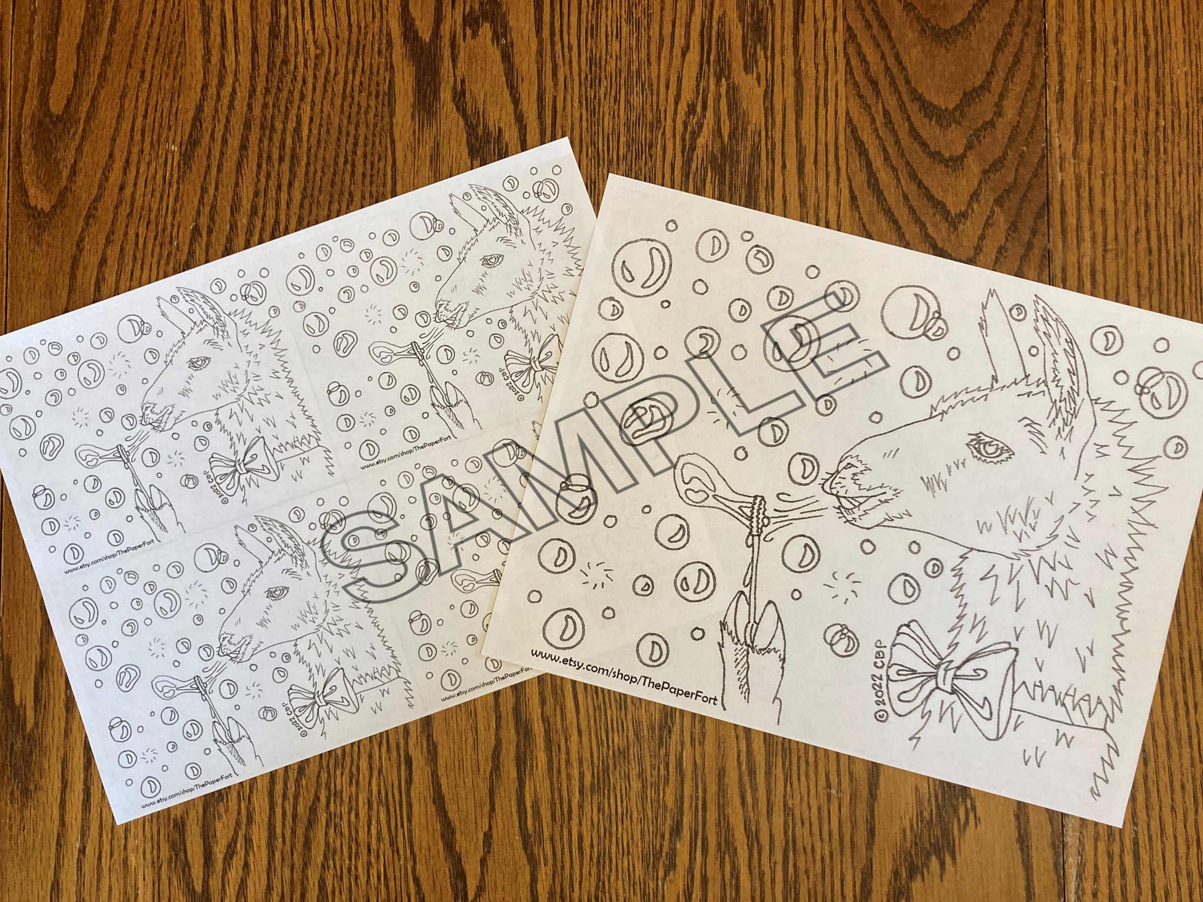 Bubble Llama || Printable Animal Coloring Pages Sheet || Adults/teens ...
