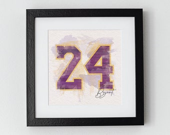 Print Kobe and Gigi Bryant - Etsy