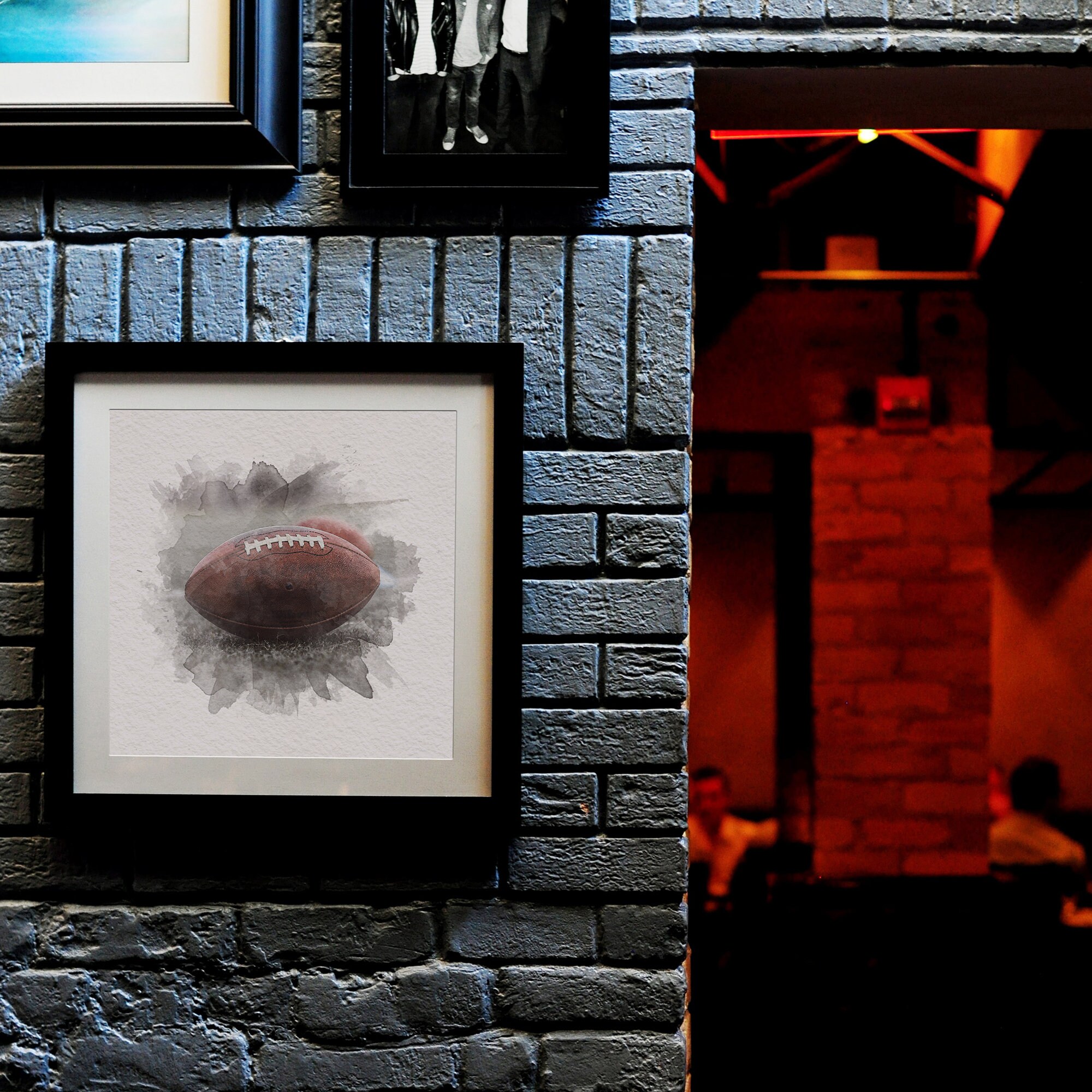 Football | Sports Watercolor Art | Printable - Etsy