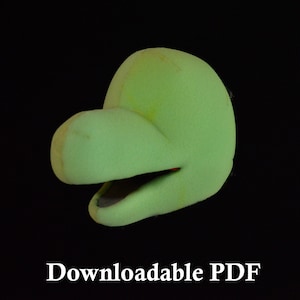 Animal Foam Puppet Head Pattern PDF - Etsy
