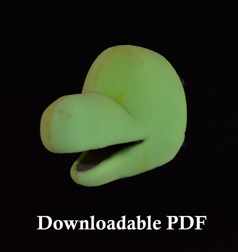 Animal Foam Puppet Head Pattern PDF - Etsy