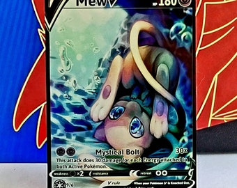 Full Art Mew Card - Etsy