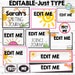 Sunshine Classroom Decor Labels Galore Including Supplies Notebooks and ...