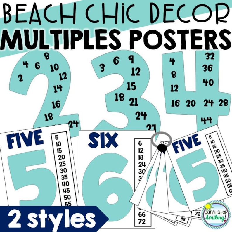 Classroom Decor Bundle in Beach Theme - Etsy