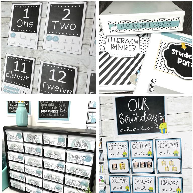 Classroom Decor Bundle in Beach Theme - Etsy