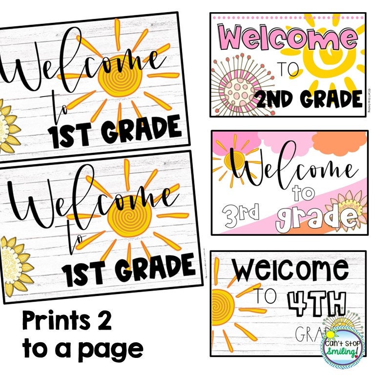 Sunshine Classroom Decor Welcome Back EDITABLE Postcards From Teacher ...