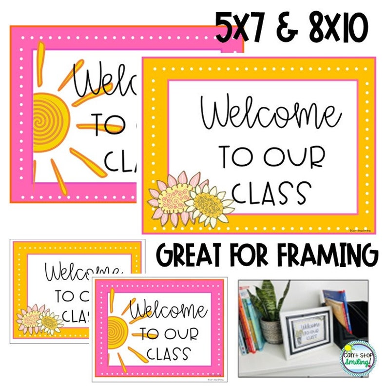 Sunshine Classroom Decor Banners and Signs EDITABLE - Etsy