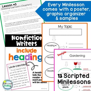 Nonfiction Writing Unit Expert Books 2nd Grade - Etsy