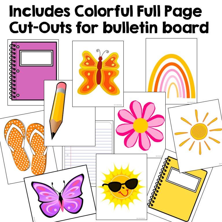 Welcome Back to School Bulletin Board SUNSHINE Theme - Etsy