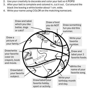 All About Me Back to School Bulletin Board Activity - Etsy