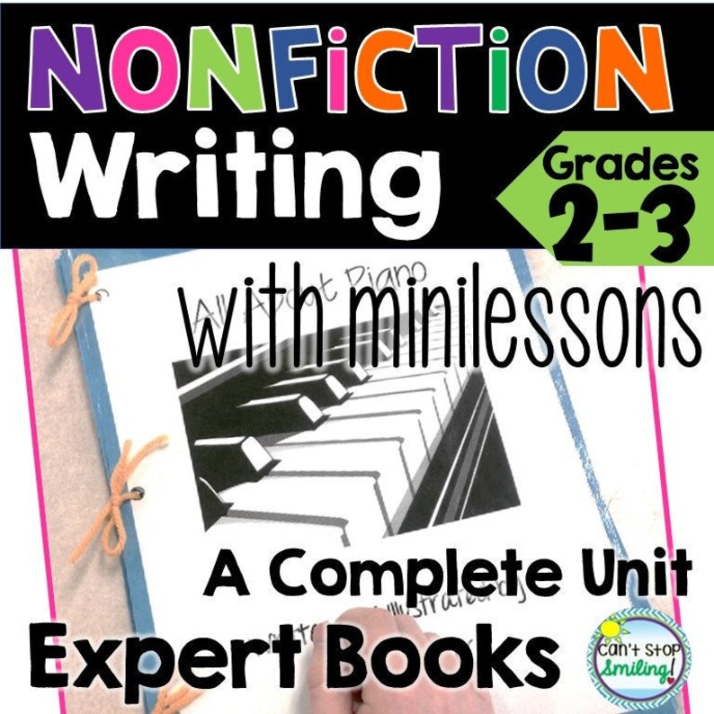 Nonfiction Writing Unit Expert Books 2nd Grade - Etsy