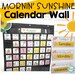 Mornin' Sunshine Decor Classroom Calendar EDITABLE - Etsy