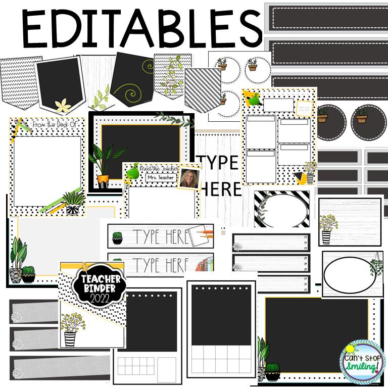 Black and White Classroom Decor BOHO Bundle - Etsy