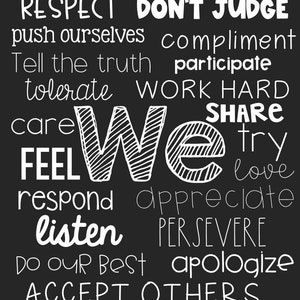 BOHO BLACK and WHITE Decor Classroom Posters Welcome Banners and Signs ...