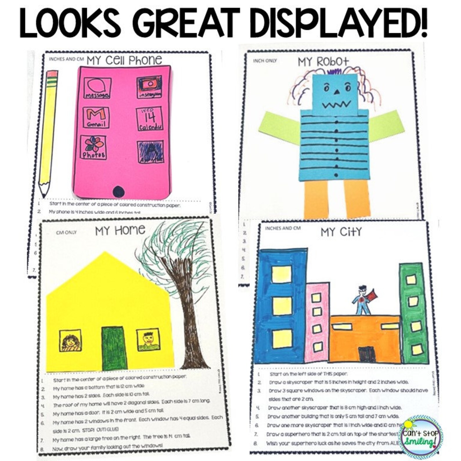 Measurement Activities Using Inches and Centimeters - Etsy