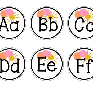 Morning Sunshine Classroom Decor EDITABLE WORD WALL With Banners - Etsy