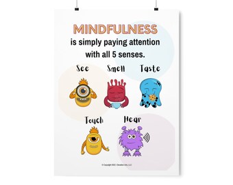 5 Senses Poster - Etsy