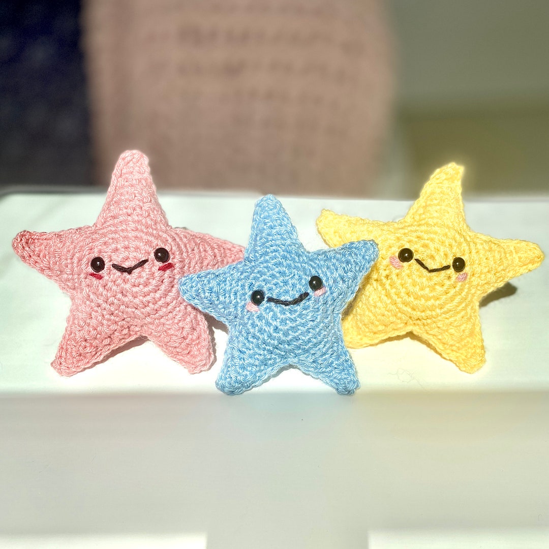 Crochet Star/starfish Plushie Custom, Cute Crochet Animals, Baby Star ...