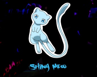 Custom Pokémon Shiny Mew and Mewtwo Sticker - Etsy