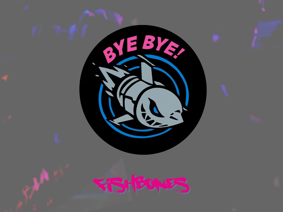 Fishbones Jinx Sticker - Etsy