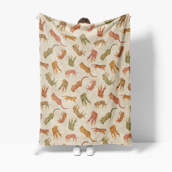 Tiger Blanket - Etsy