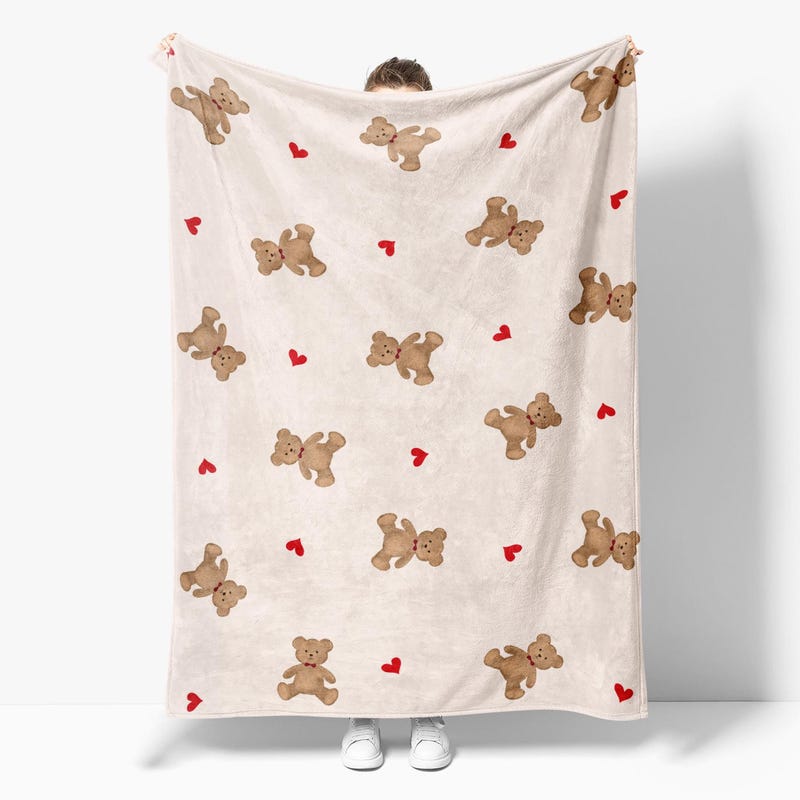 Teddy Bear Blanket - Etsy