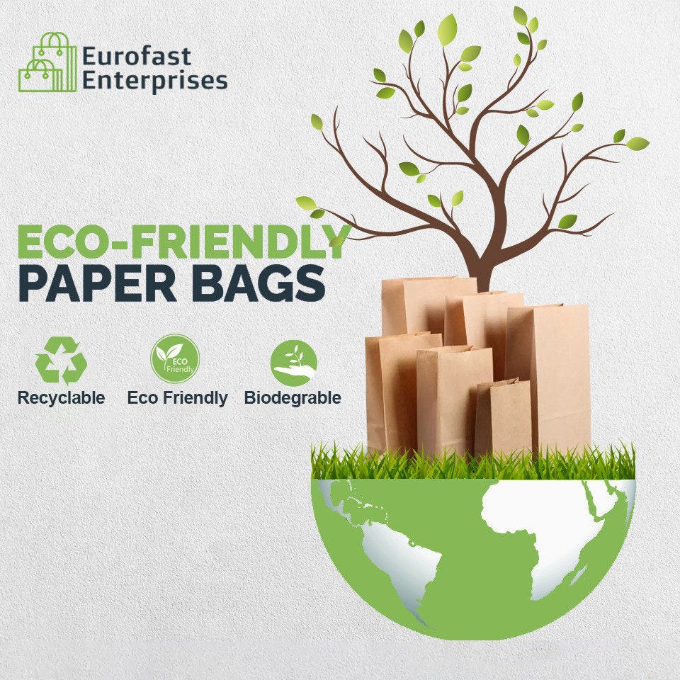 Brown Kraft Paper Bags Without Handles 70GSM Paper Bag - Etsy