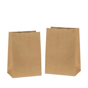 Brown Kraft Paper Bags Without Handles 70GSM Paper Bag - Etsy