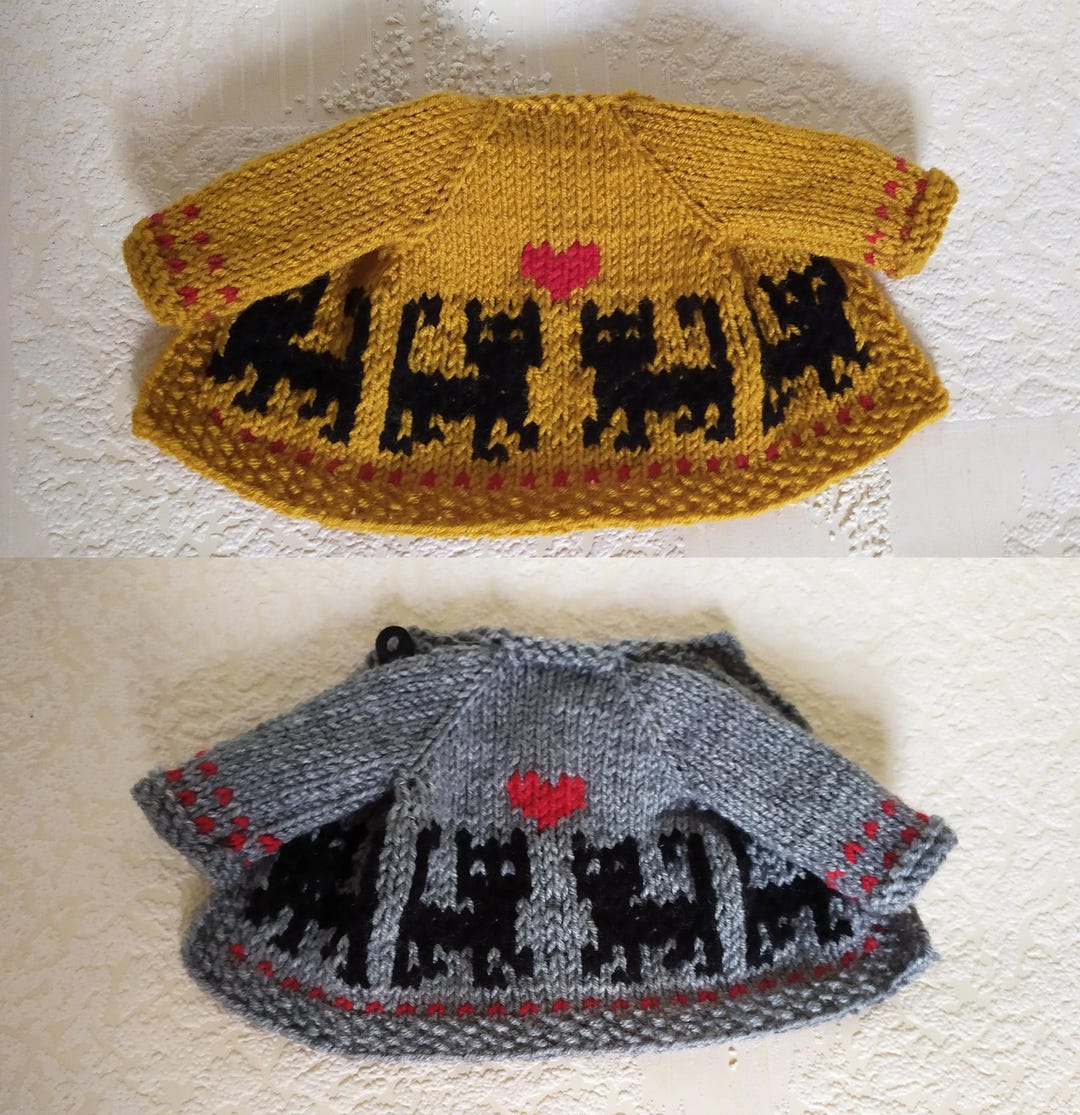 Embroidered Cat Cardigan for Doll Paola Reina, 13-inch Doll Sweater ...