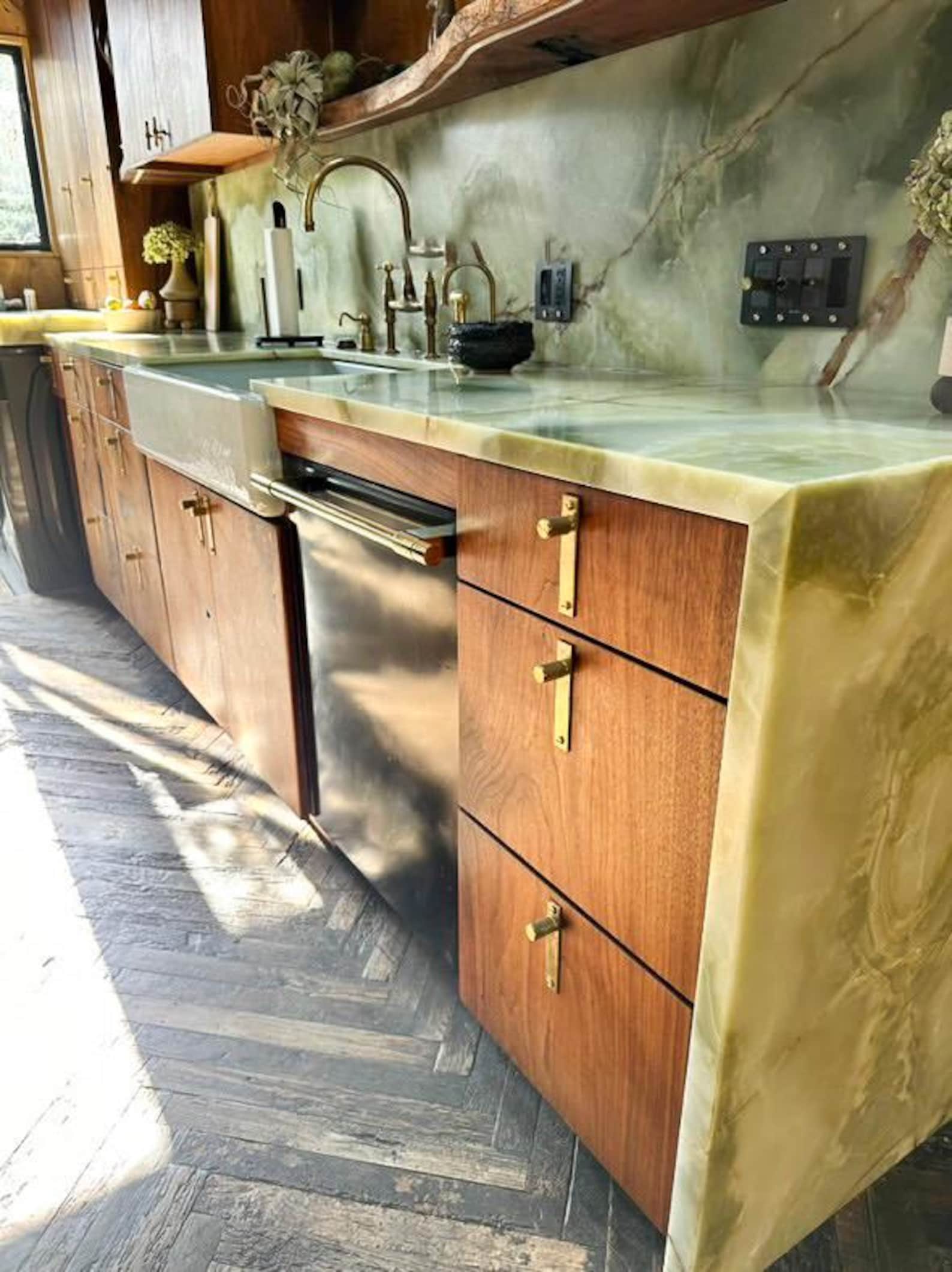 Brass Long Pull Appliance Handle Replacement Appliance Handle Hardware ...