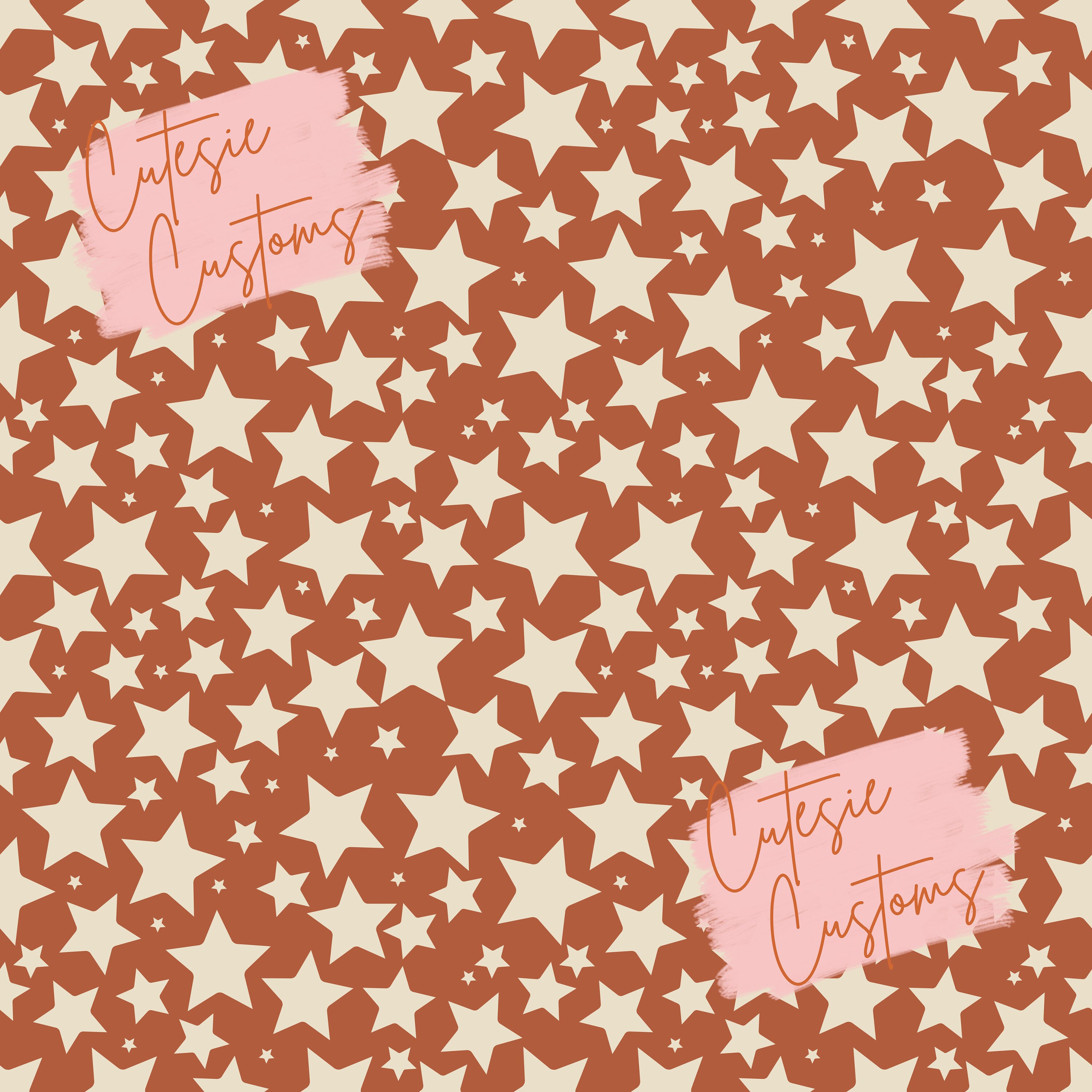 Boho Star Pattern, Digital Seamless Design, Fabric Prints, Custom ...