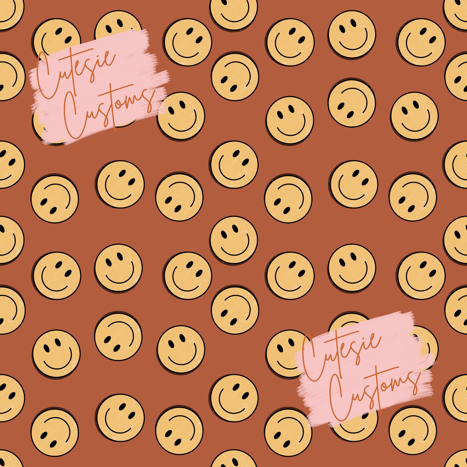 Smiley Pattern, Digital Seamless File, Seamless Patterns, Groovy Fabric ...